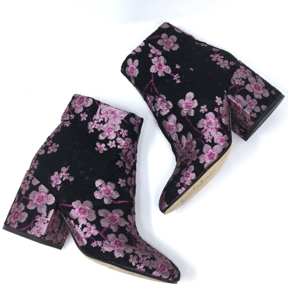 Sam Edelman | Shoes | Sam Edelman Taye Ankle Boots Cherry Blossom ...
